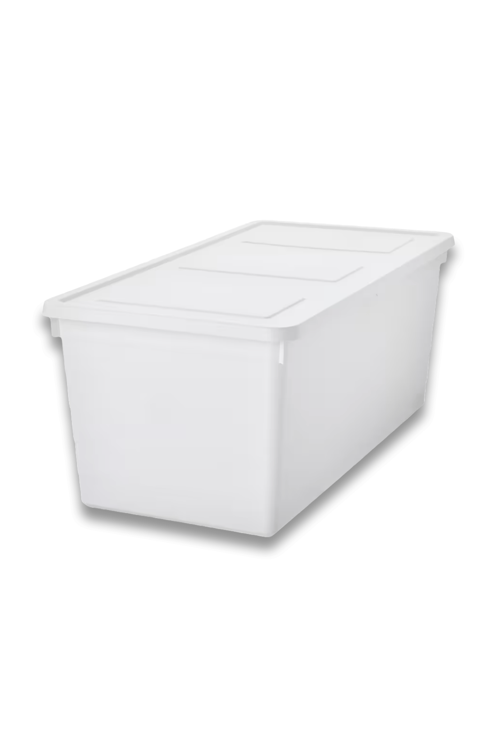 SOCKERBIT - Storage Box with Lid in White – Wardrobe Icons