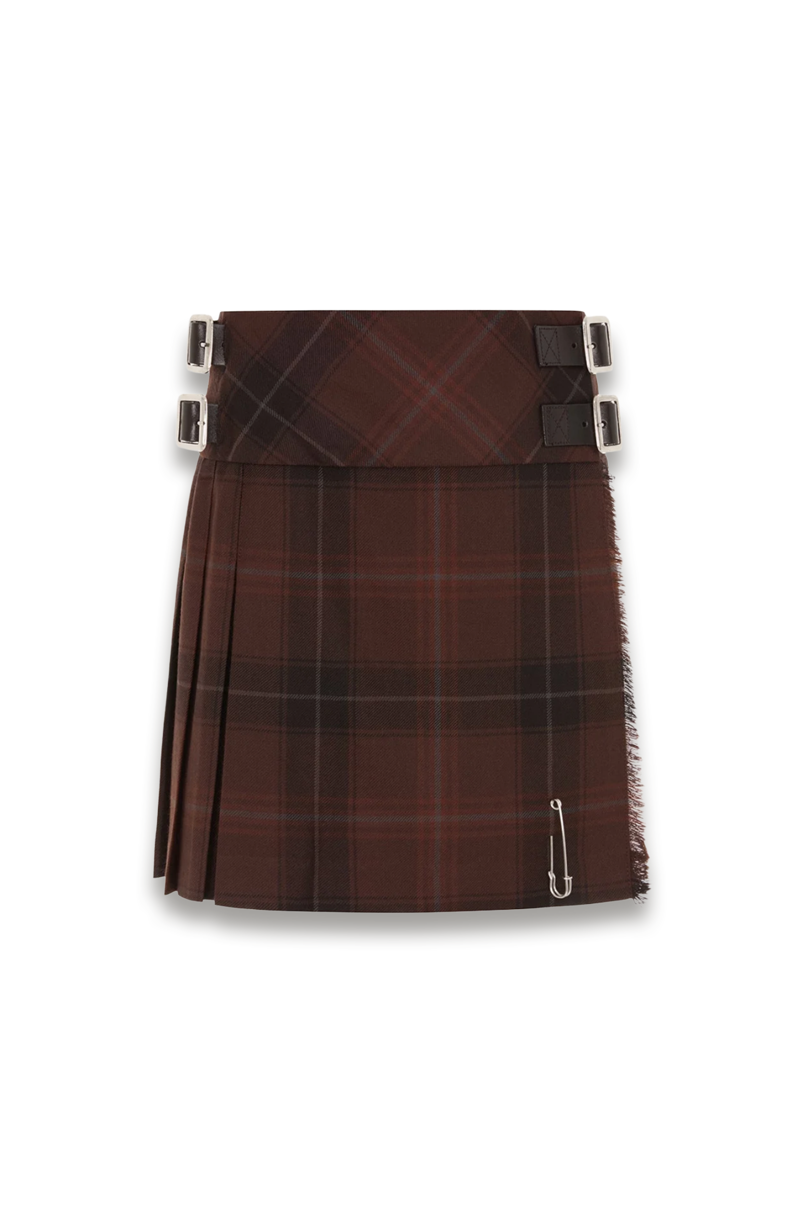 Micro Mini Kilt in Chocolate Brown Tartan – Wardrobe Icons