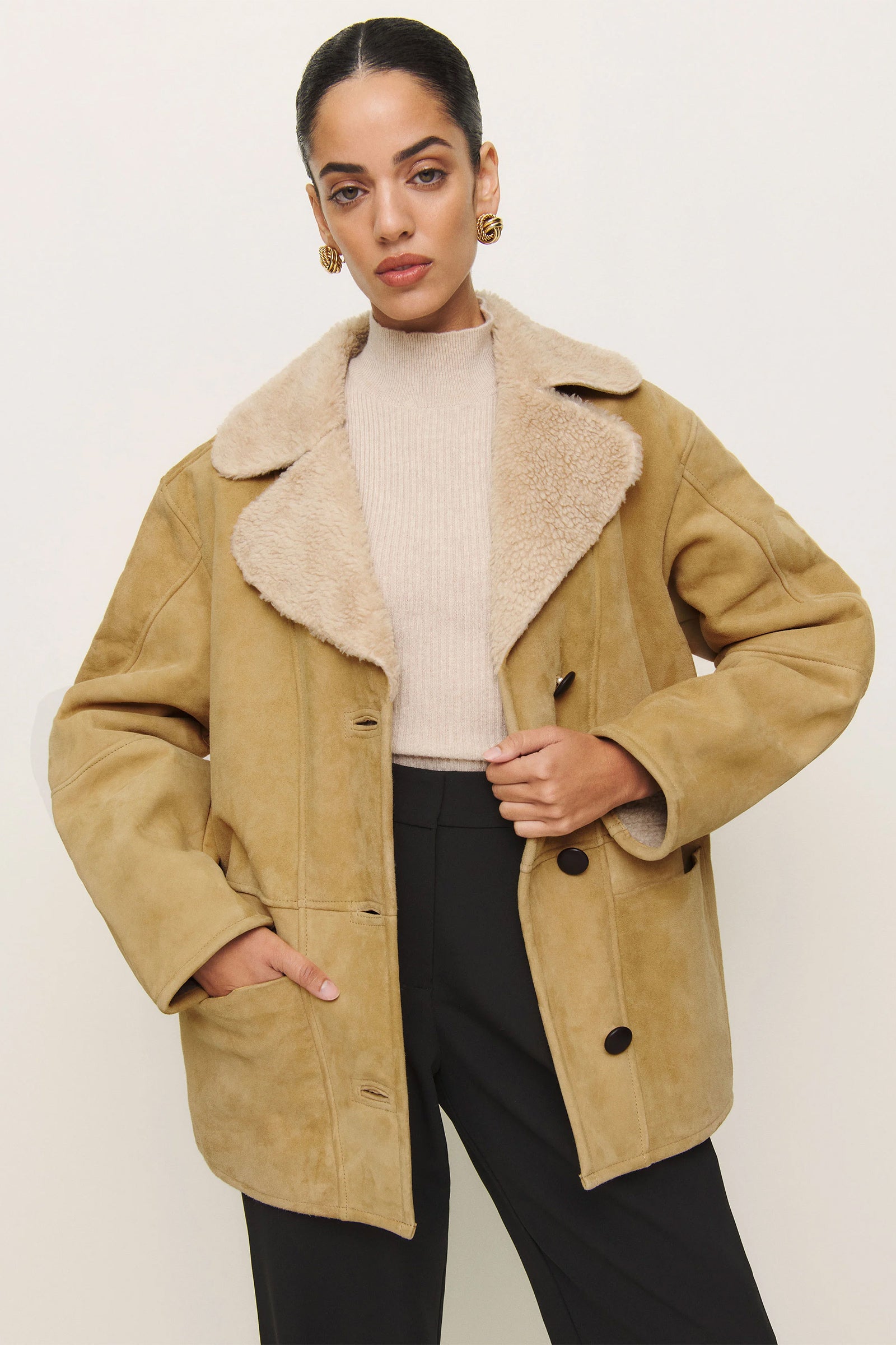Veda Luca Suede Jacket – Wardrobe Icons