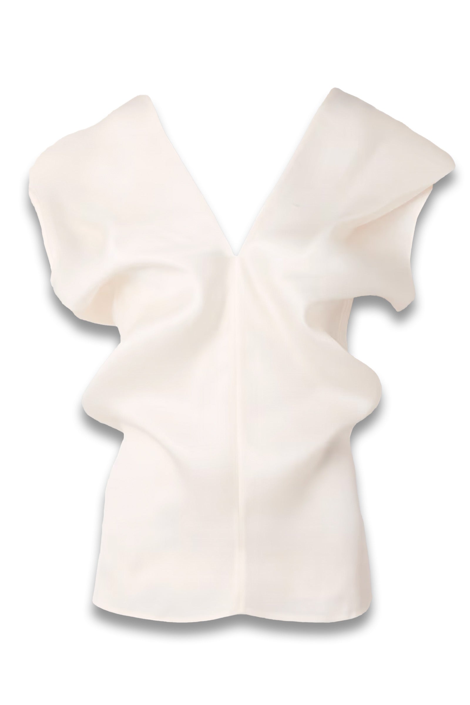 Ami Draped Silk-gazar Top – Wardrobe Icons